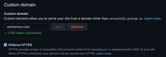 Setup GitHub Pages with GoDaddy domain | Carlos Roso | Personal Blog