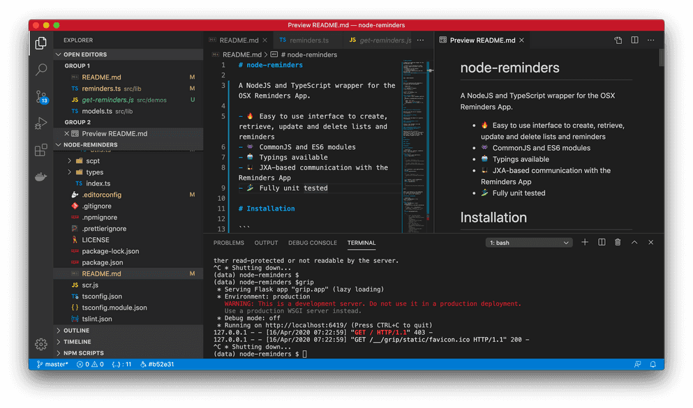 How to preview a README with GitHub styles | Carlos Roso | Personal Blog