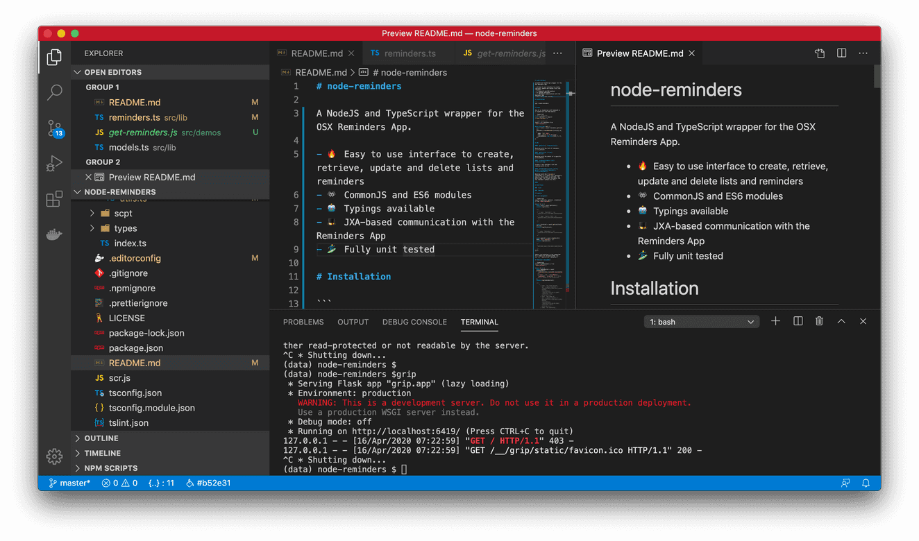 How to preview a README with GitHub styles | Carlos Roso | Personal Blog